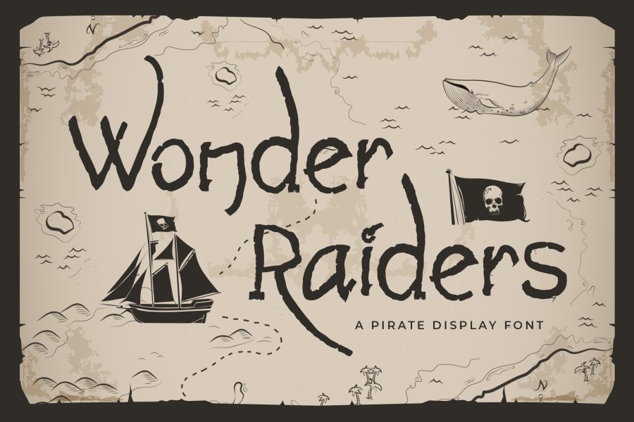 Wonder Raiders Font · 1001 Fonts