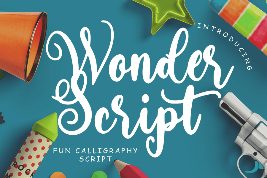 Wonder Script Font · 1001 Fonts