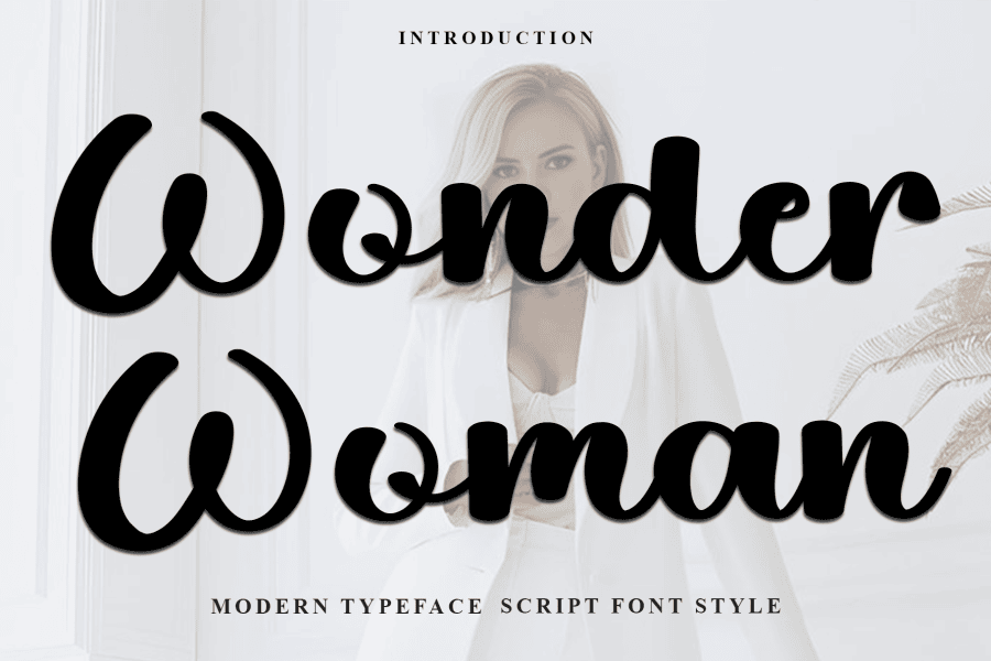 Wonder Woman Font · 1001 Fonts