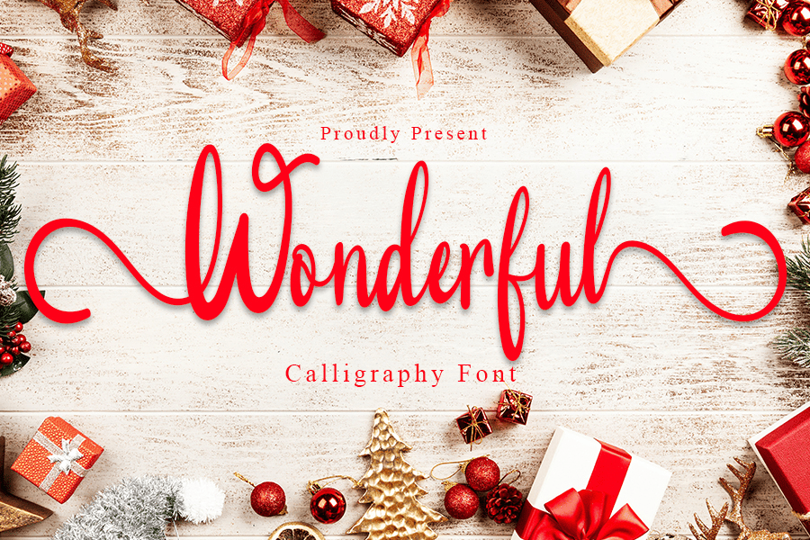 Wonderful Font · 1001 Fonts