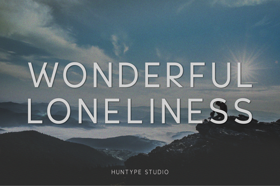 Wonderful Loneliness Font · 1001 Fonts