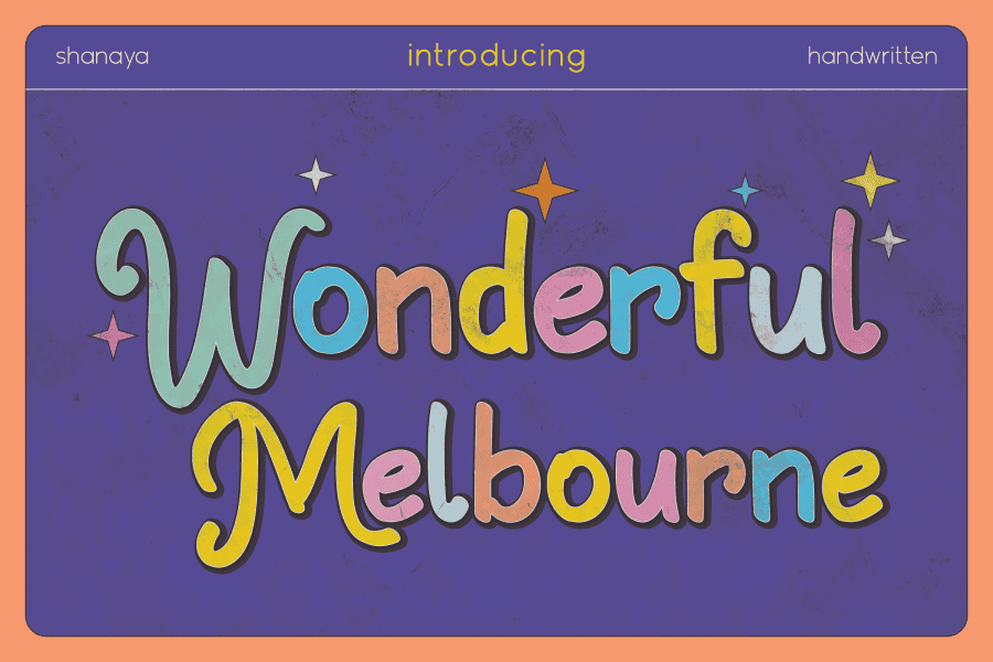 Wonderful Melbourne Font · 1001 Fonts