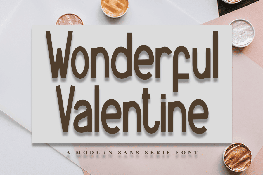 Wonderful Valentine Font · 1001 Fonts