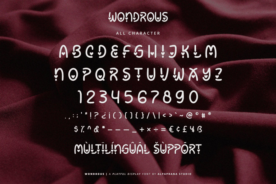Wondrous Font · 1001 Fonts