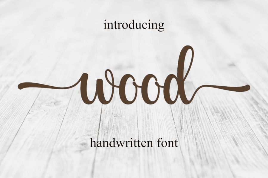 Wood Font · 1001 Fonts