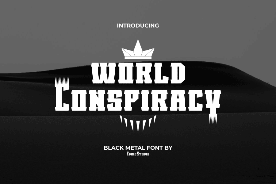 5 Free Metal, Classic, Cool Fonts · 1001 Fonts