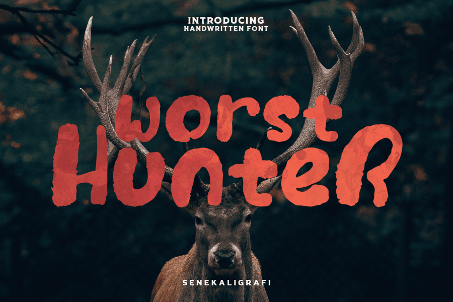 Worst Hunter Demo Font · 1001 Fonts