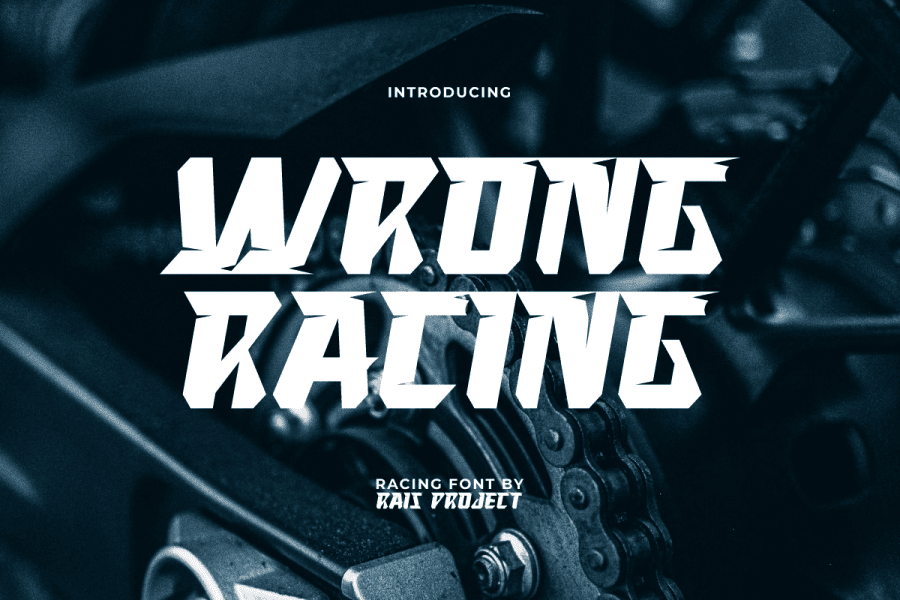 WrongRacingDemo Font · 1001 Fonts