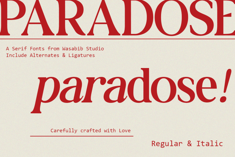 Ws Paradose Font · 1001 Fonts