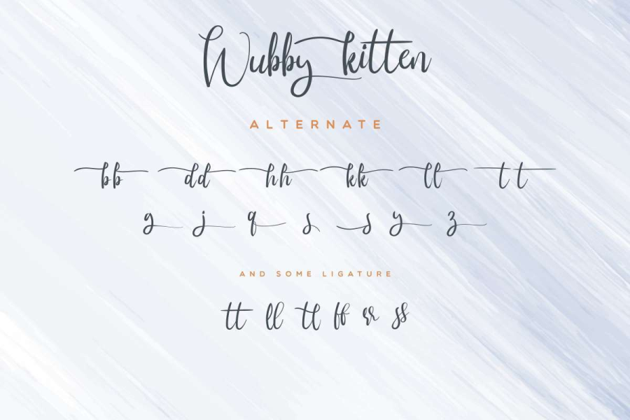 Wubby Kitten Demo Font · 1001 Fonts