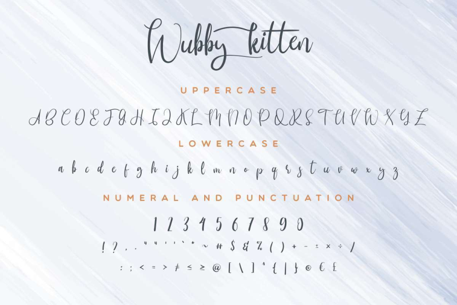 Wubby Kitten Demo Font · 1001 Fonts