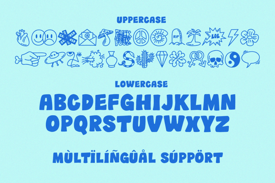 WUSH - Personal Use Font · 1001 Fonts