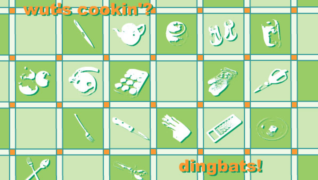 2 Free Utensils Fonts · 1001 Fonts
