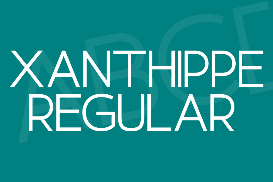 Xanthippe Font · 1001 Fonts