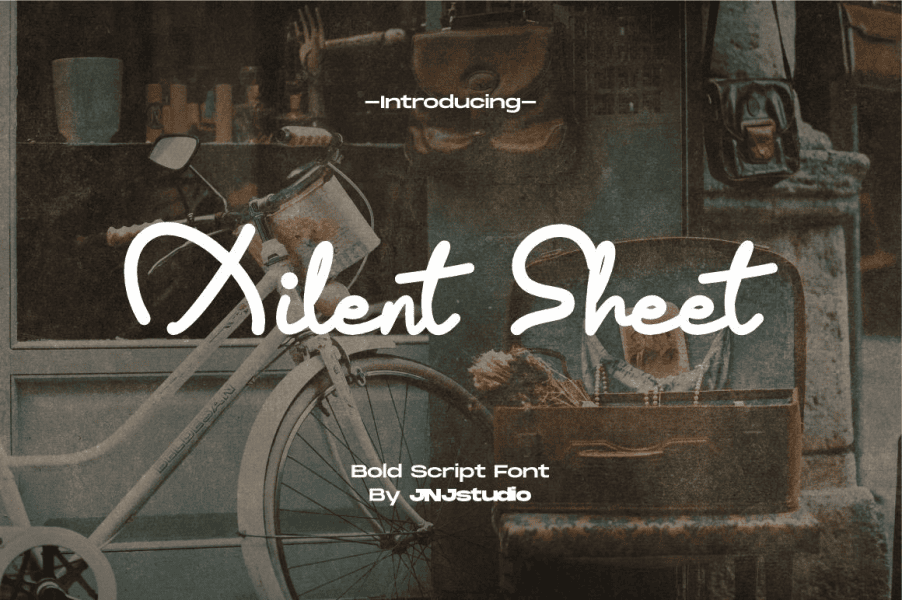 Xilent Sheet Font · 1001 Fonts