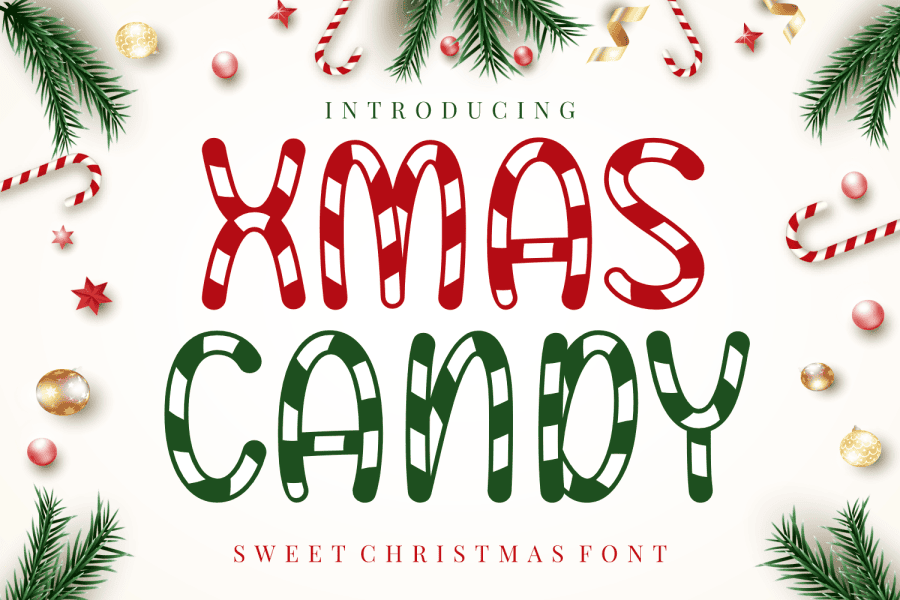 6 Free Candy Cane Fonts · 1001 Fonts