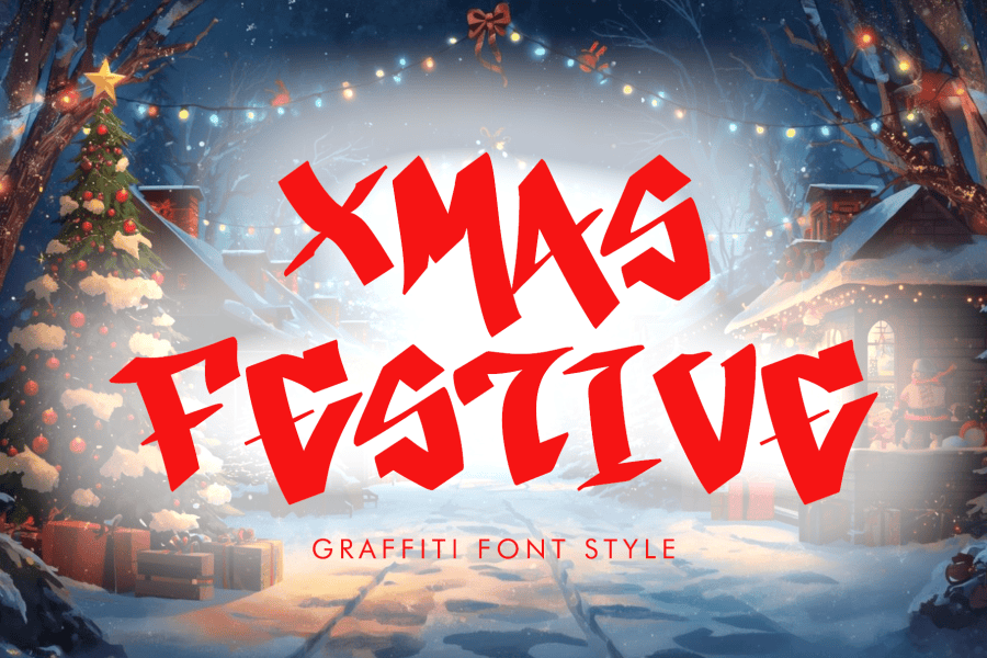 Xmas Festive Demo Font · 1001 Fonts