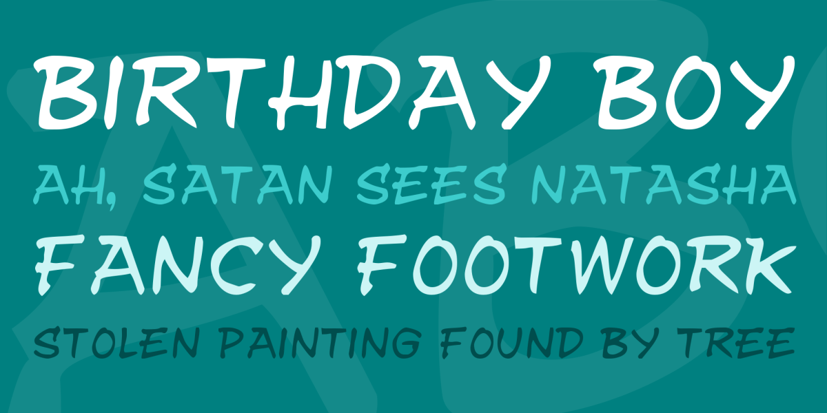 y.n.w.u.a.y Font · 1001 Fonts