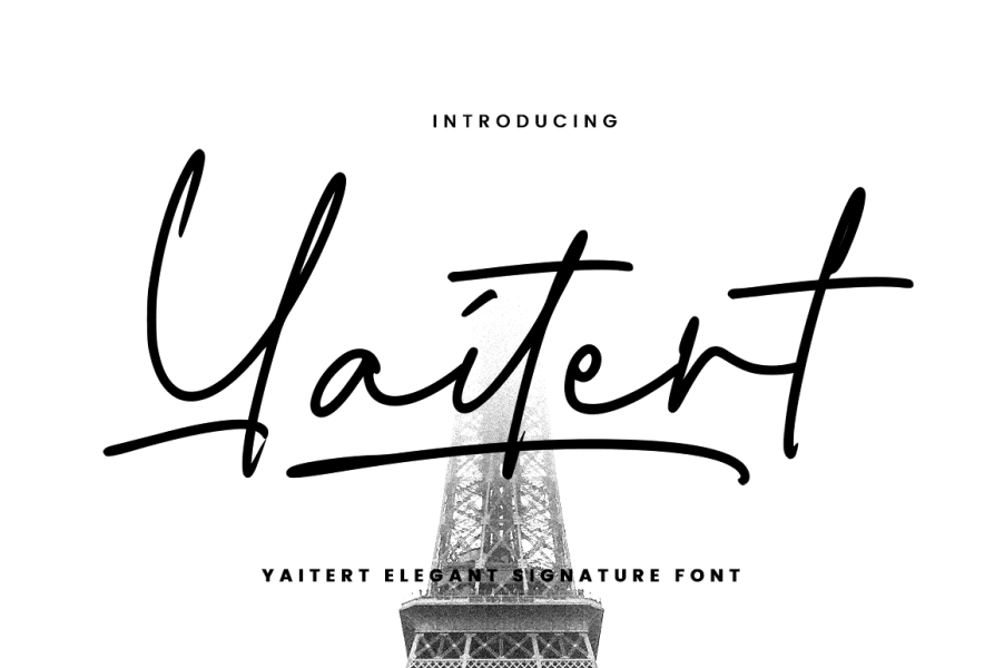 Yaitert Font · 1001 Fonts