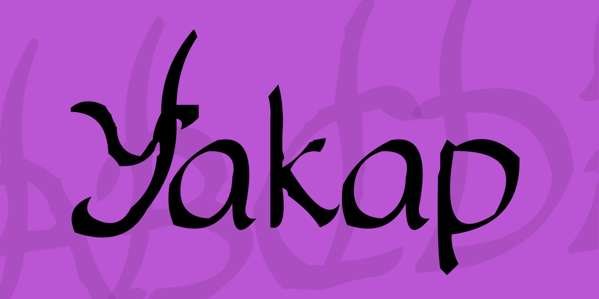 Yakap Font · 1001 Fonts