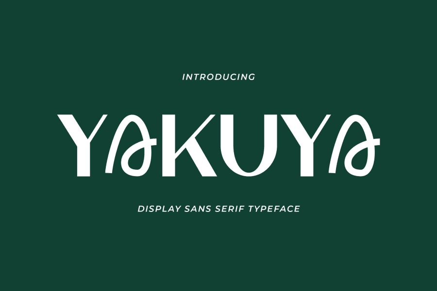 Yakuya Font · 1001 Fonts