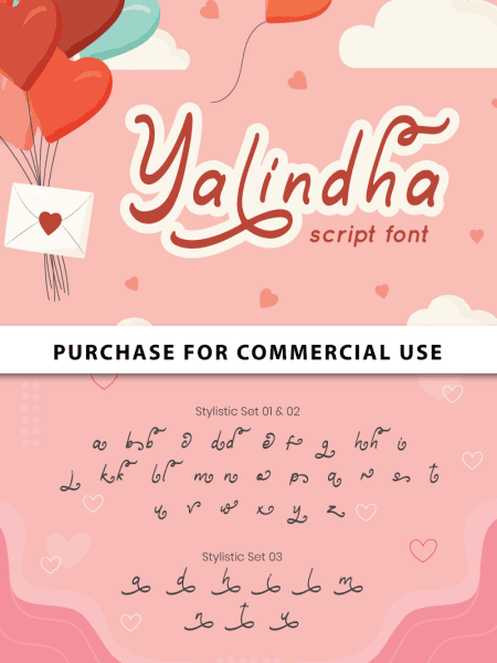 Yalindha Font · 1001 Fonts