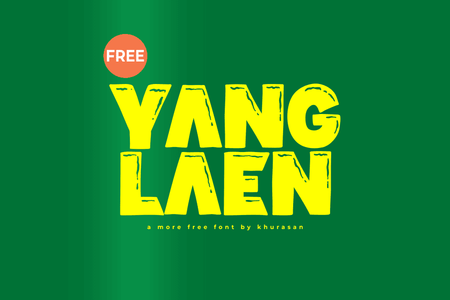 Yang Laen Font · 1001 Fonts