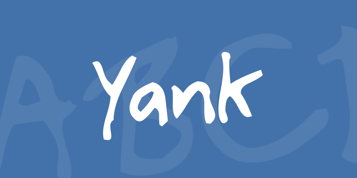 Yank Font · 1001 Fonts