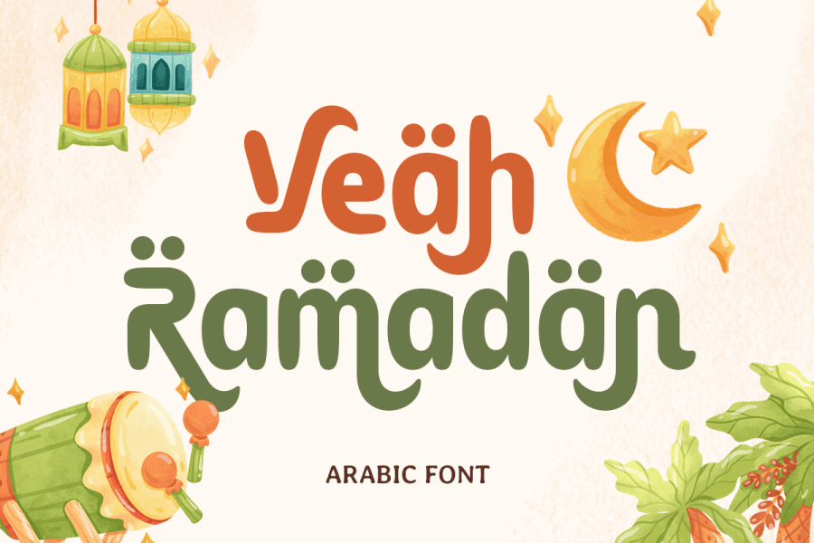 Yeah Ramadan Demo Font · 1001 Fonts