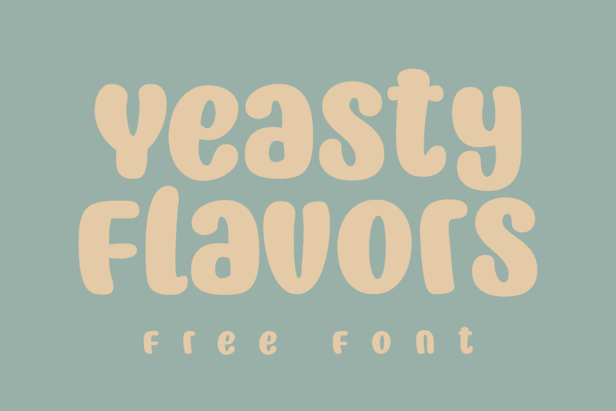 Yeasty Flavors Font · 1001 Fonts