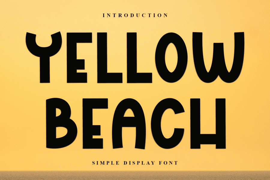 19 Free Yellow Fonts · 1001 Fonts