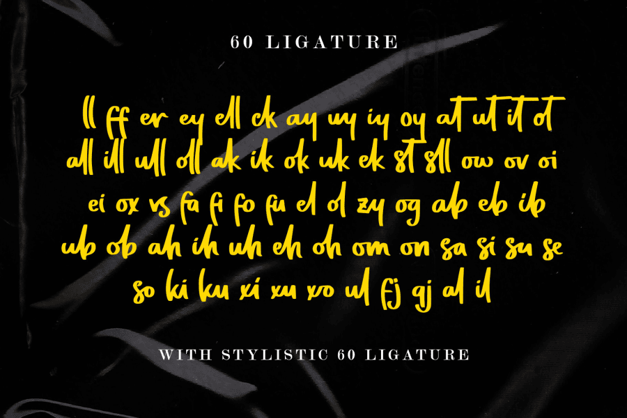 Yellow Black - Personal Use Font · 1001 Fonts