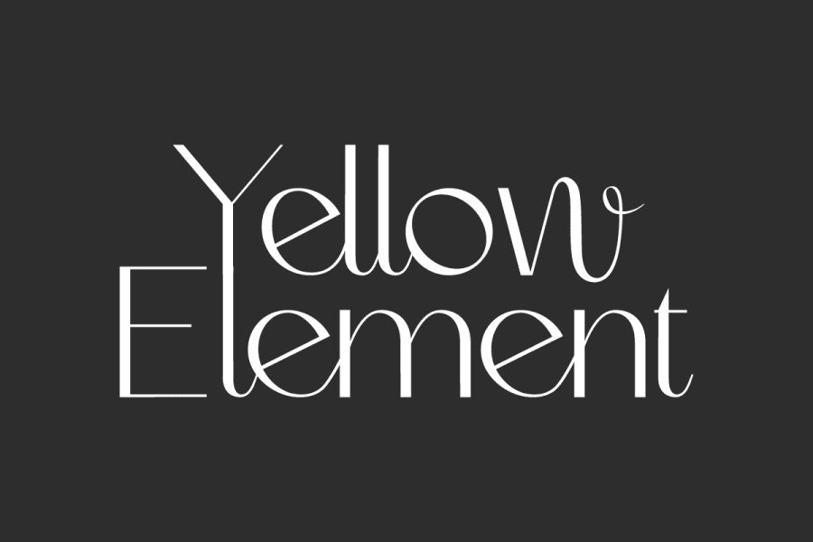 Yellow Element Demo Font · 1001 Fonts