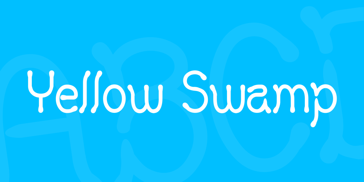 Yellow Swamp Font · 1001 Fonts
