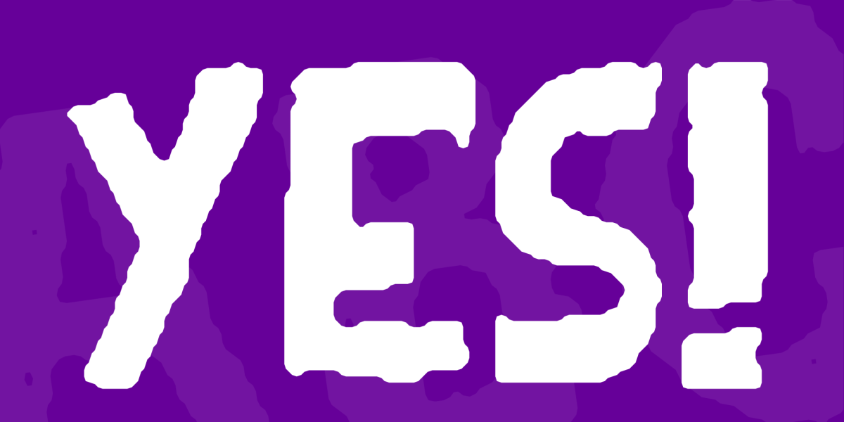 YES! Font · 1001 Fonts