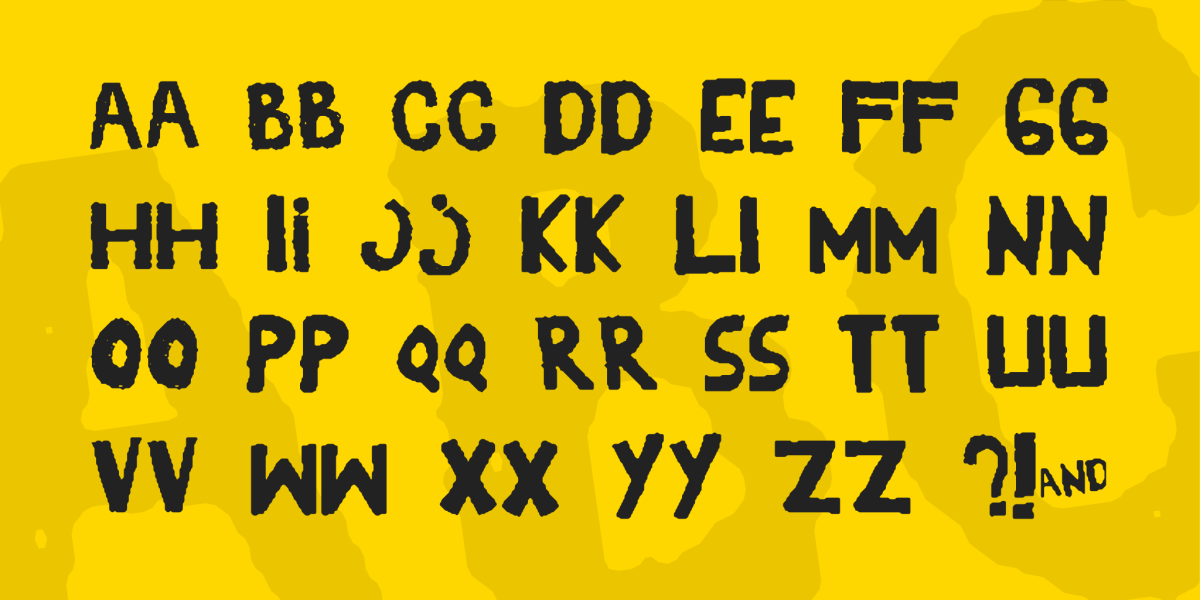 YES! Font · 1001 Fonts
