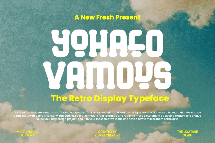 Yohalo Vamous Font · 1001 Fonts