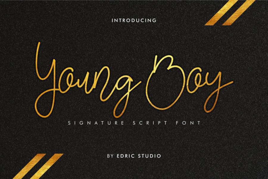 Young Boy Demo Font · 1001 Fonts