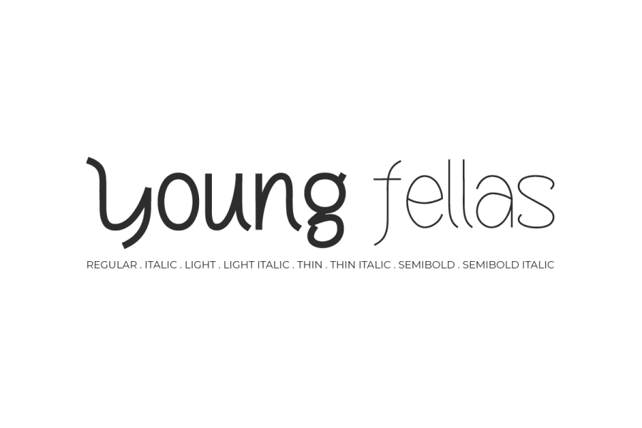 Young Demo Font Family · 1001 Fonts
