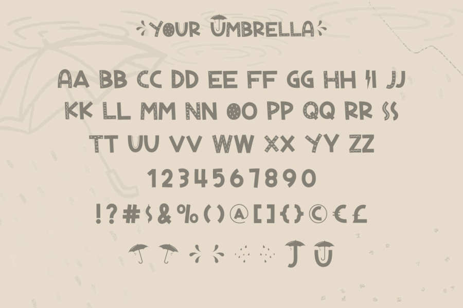 5 Free Rain Fonts · 1001 Fonts