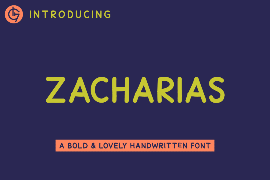 Zacharias Font · 1001 Fonts