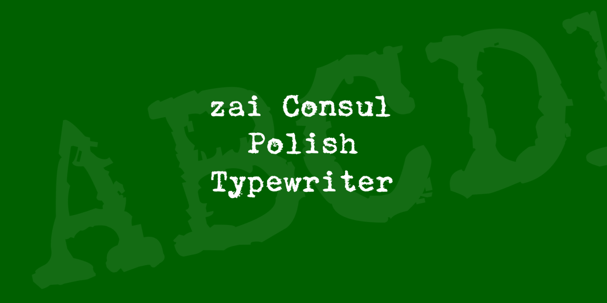 5 Free Polish Fonts · 1001 Fonts