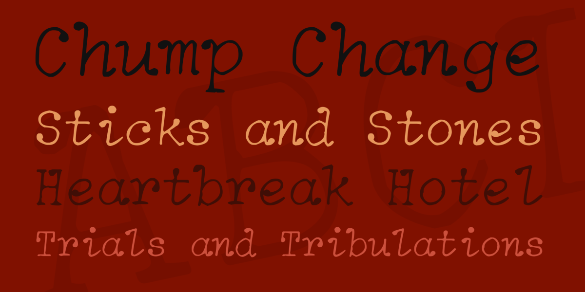 zai Soft Italic Typewriter Font · 1001 Fonts