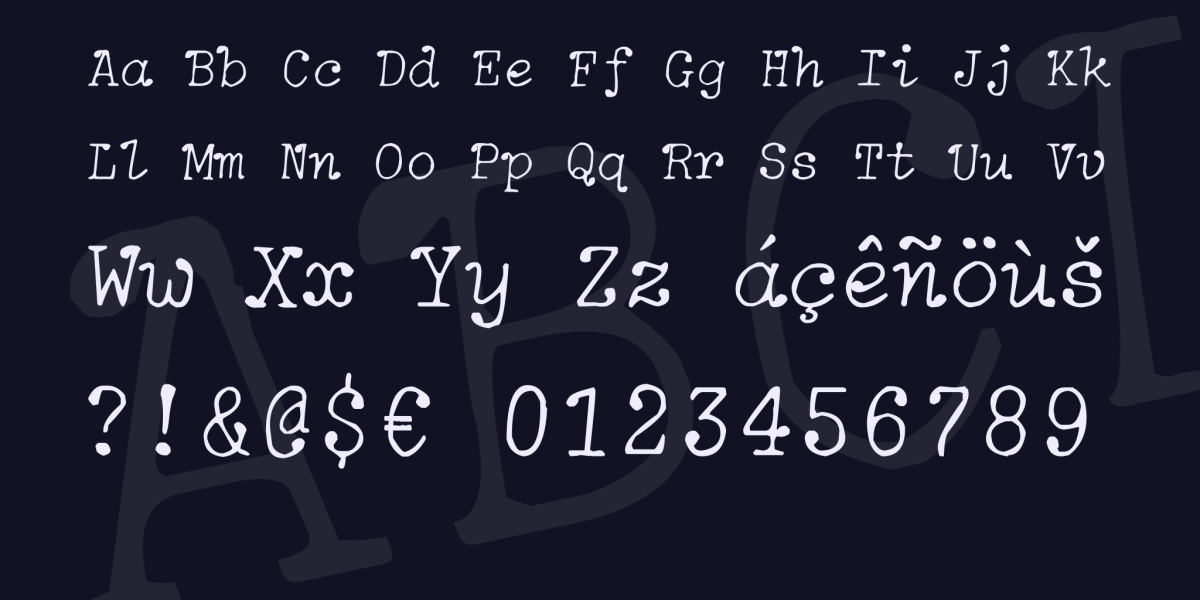 zai Soft Italic Typewriter Font · 1001 Fonts