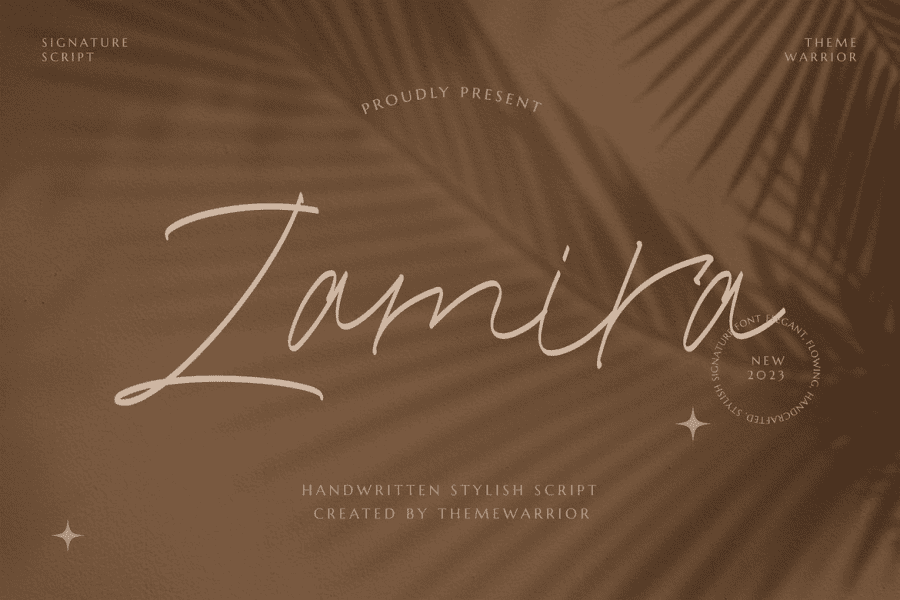Zamira Font · 1001 Fonts