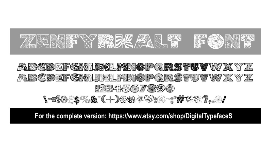 Zenfyrkalt Font · 1001 Fonts