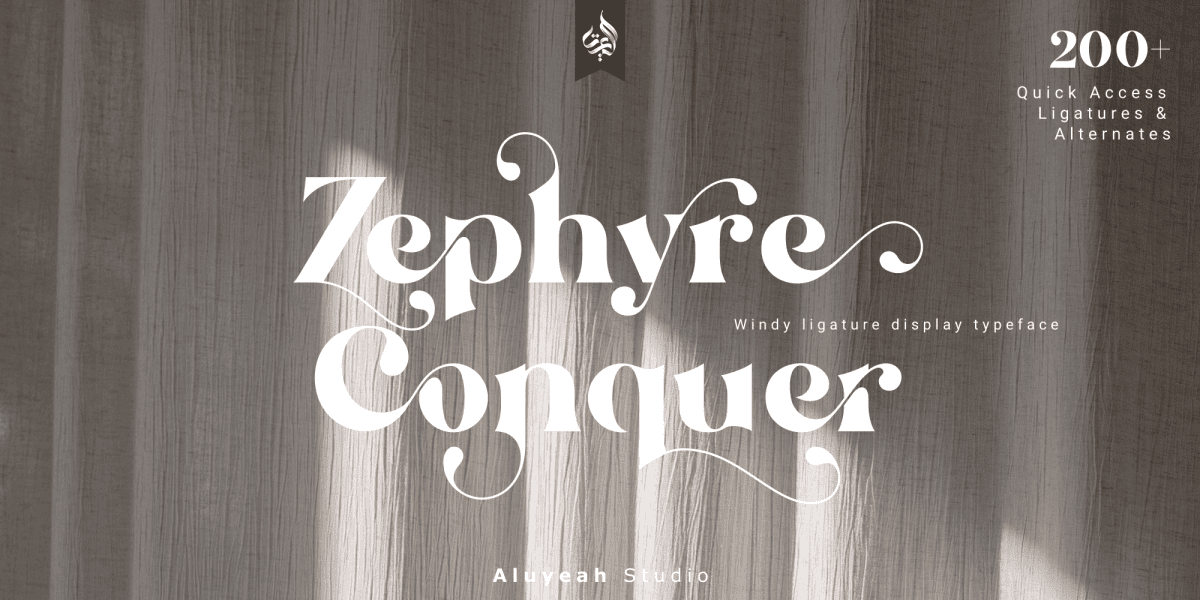 Zephyre Conquer Font · 1001 Fonts