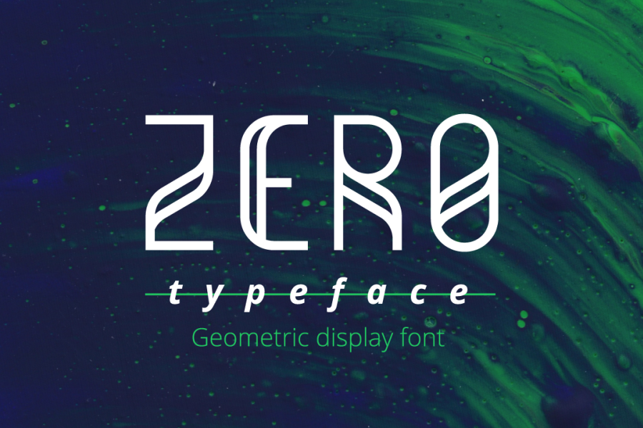 Zero Font · 1001 Fonts