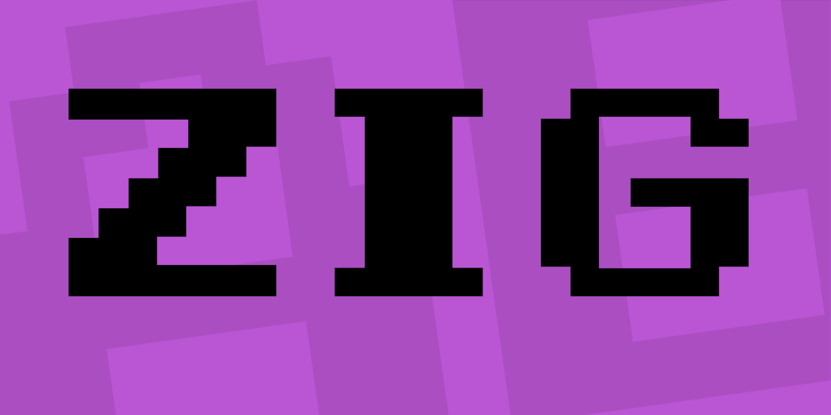 Zig Font · 1001 Fonts