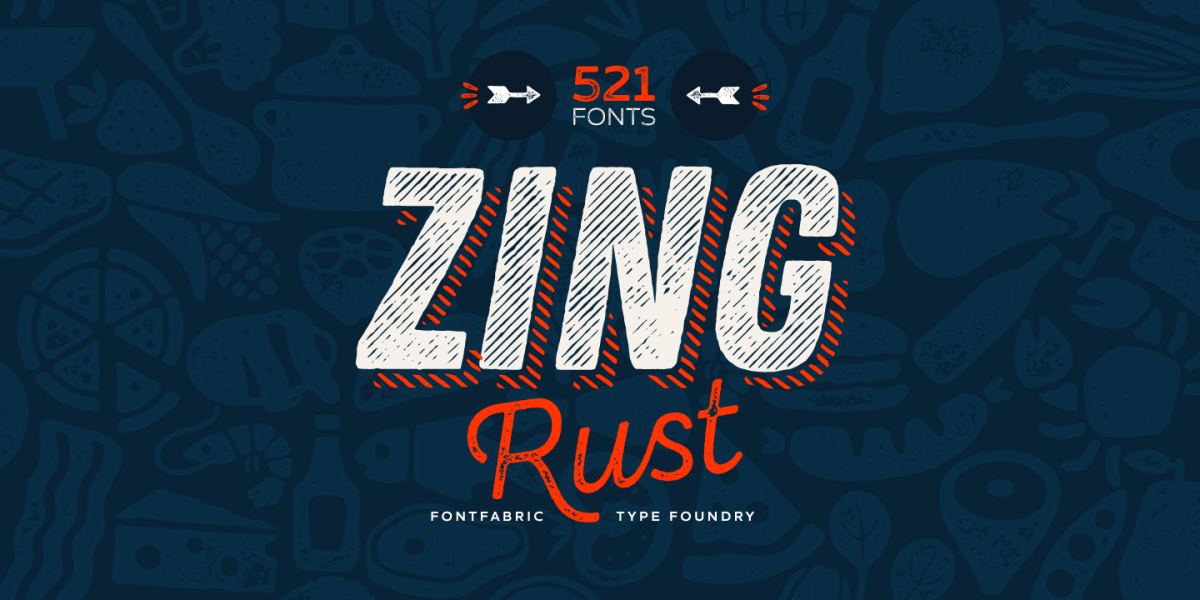 450 Free Patterned Fonts · 1001 Fonts